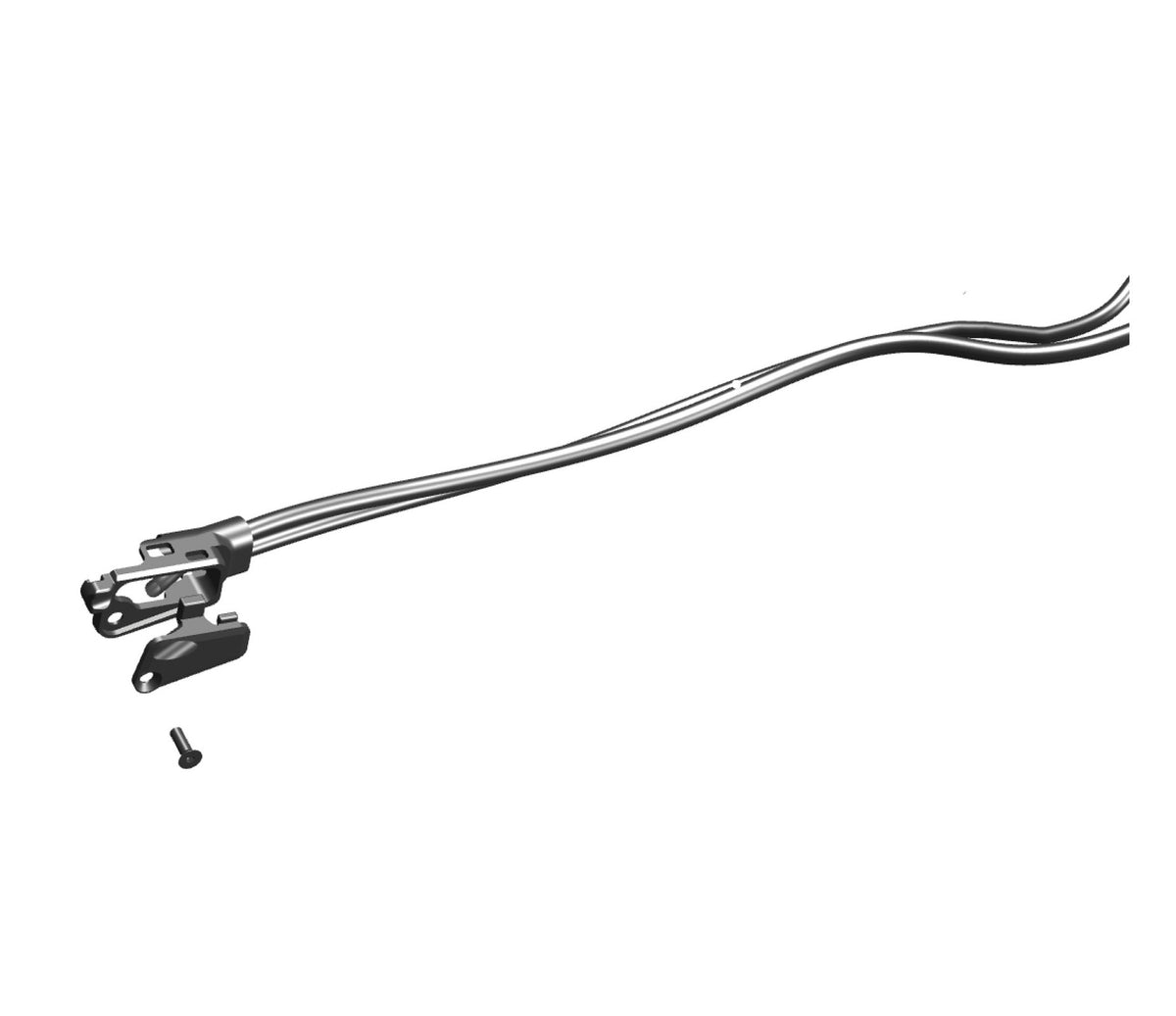 Cableguide+tubes Kit Right Chainstay Rise 2025 – Veloklinika